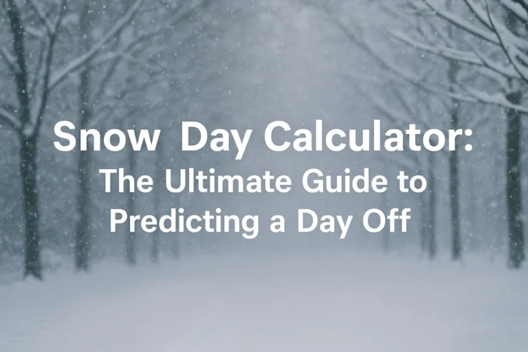 The Impact of Snow Days on Education